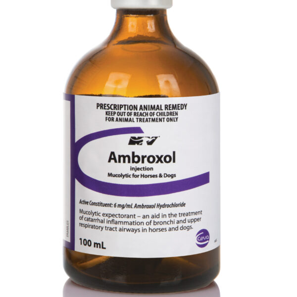 Ambroxol Inj , 100ml – Aldousari Veterinary Services and Agriculture.